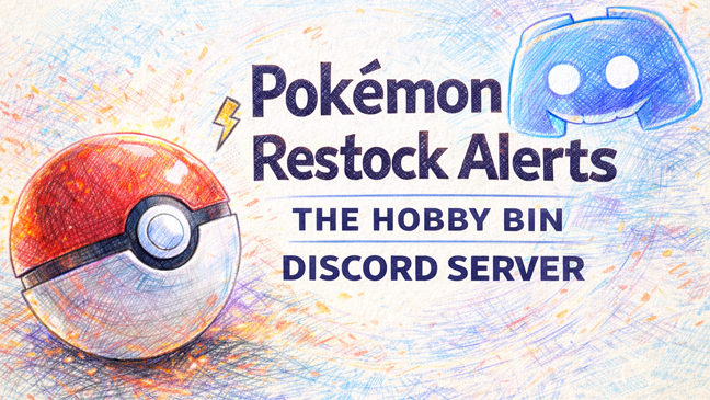 Best Pokemon Restock Alerts Discord: The Hobby Bin Restock Server