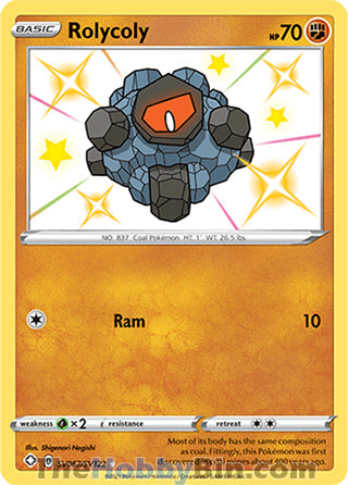 Rolycoly Shining Fates Shiny Holo Rare #SV067/SV122 – The Hobby Bin